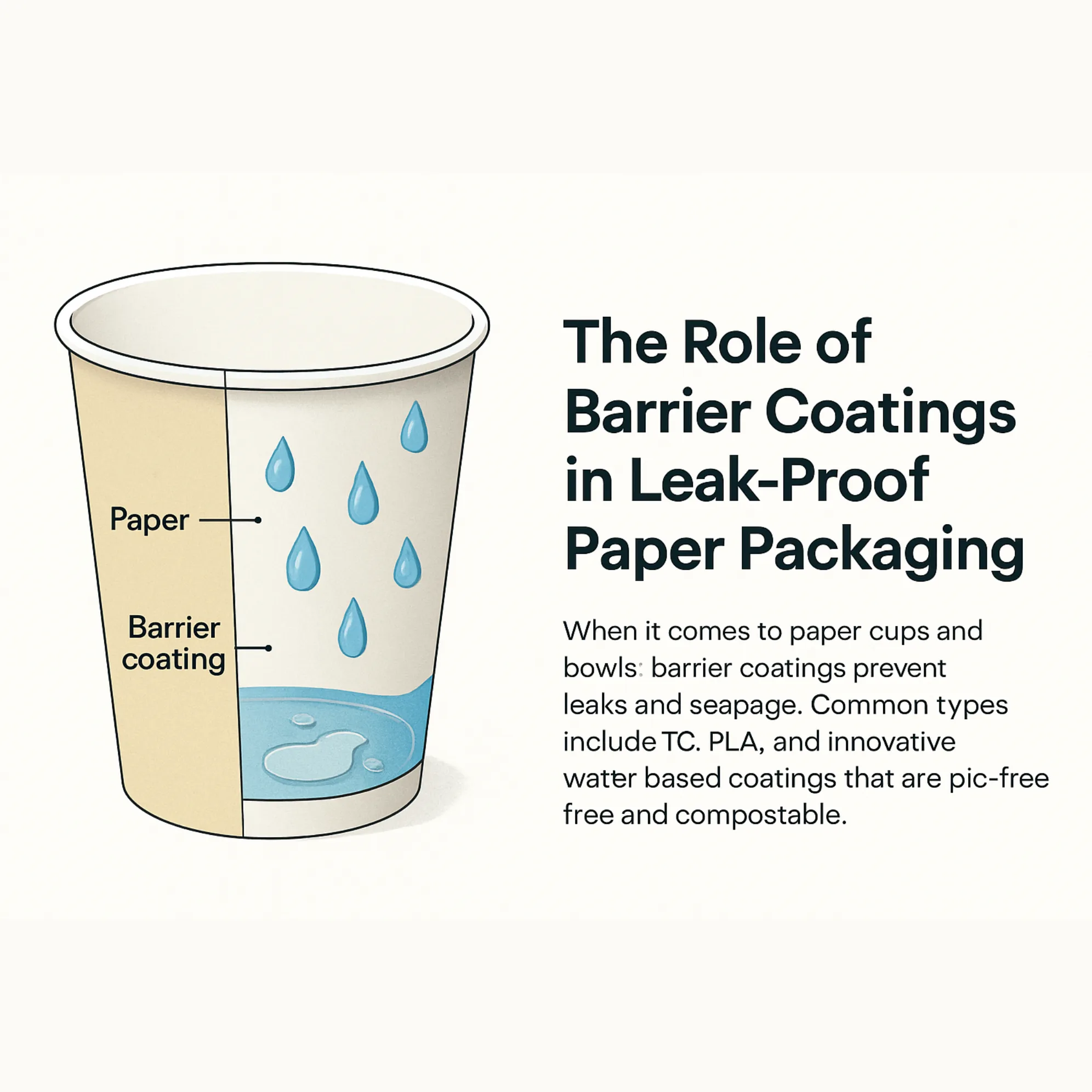 The Role of Barrier Coatings in Leak-Proof Paper Packaging